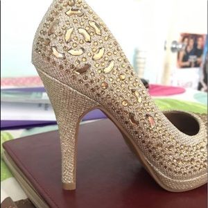 Shoes | Gold Prom Heels | Poshmark